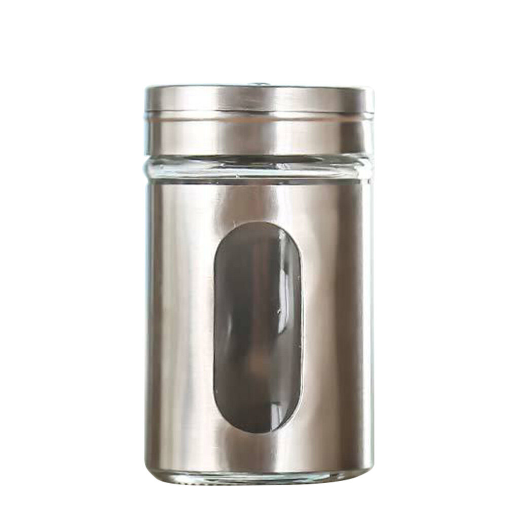 Tssuoun Spice Shaker Stainless Steel Pepper Seasoning Jar Cooking ...