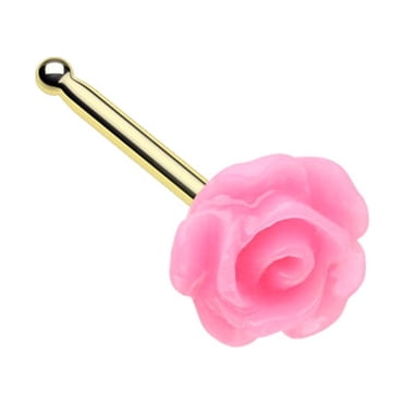 Nose Stud Glow In The Dark Nose Ring Hoops 18g or 20g 8mm 10mm Pack of ...