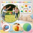 Hacky Sac Soft Cotton Filled Bean Bag, Sensory Throw Toy Dirt Bag ...