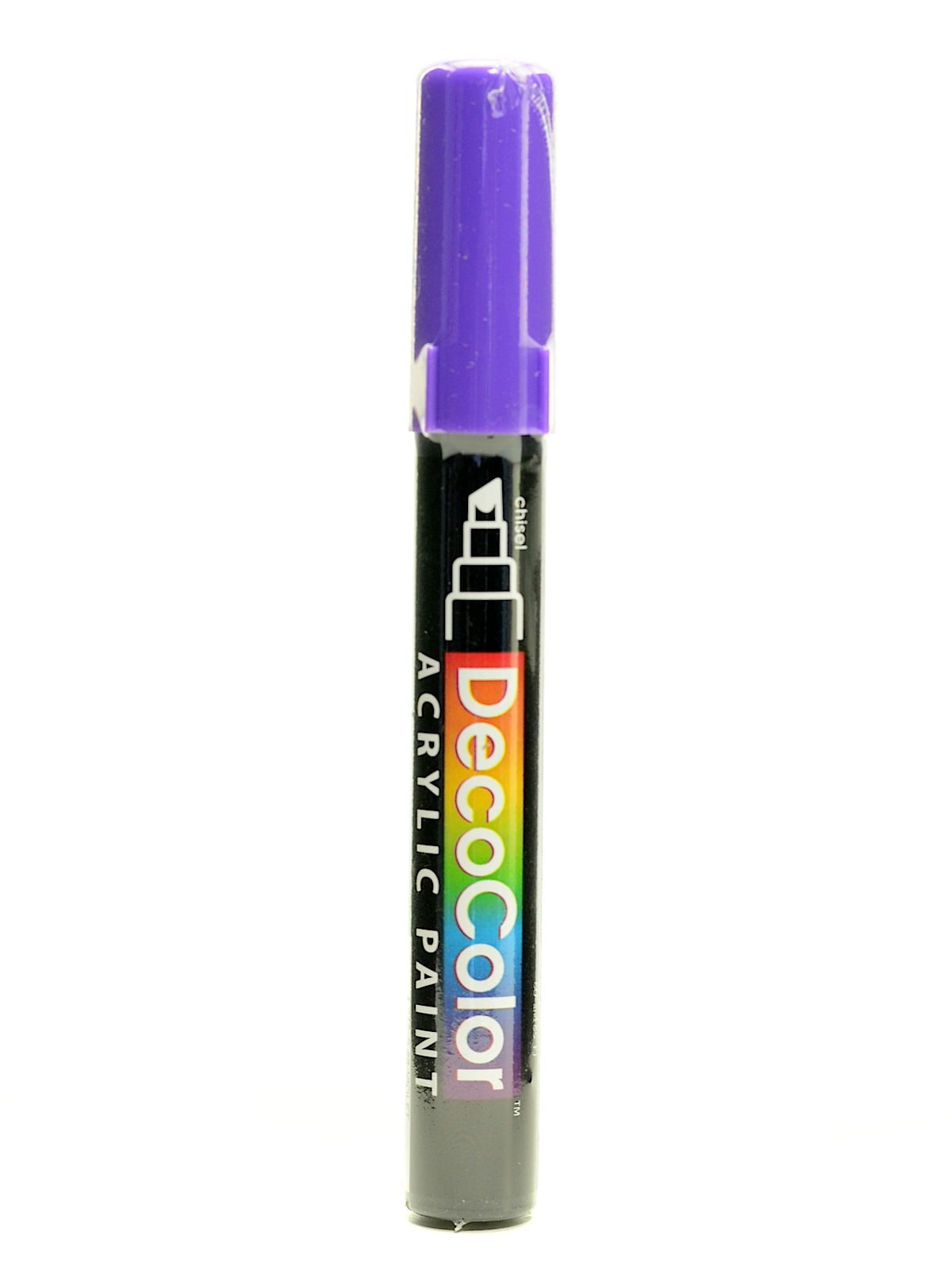 Decocolor Acrylic Paint Markers violet, chisel tip (pack of 6 ...