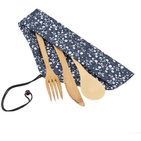 Bamboo Tableware Kit Japanese Style Bamboo EcoFriendly Reusable ...