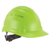 Ergodyne Lightweight Cap Style Vented Class C Hard Hat, Lime Green ...