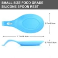 ACDANC Spoon Rest for Stove Top,5 Pack Small Silicone Spoon Holder for ...