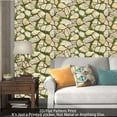 2D flat 1 roll pvc wallpaper, self-adhesive paper, natural theme ...