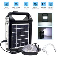 Portable Solar Generator USB Charger 6V 9W Solar Panel Power Storage ...