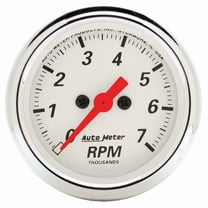 AutoMeter 200752 Marine White Tachometer 3-3/8" 6K RPM - Walmart.com