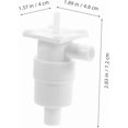 2 water dispenser faucet replacement valves, easy manual distribution ...