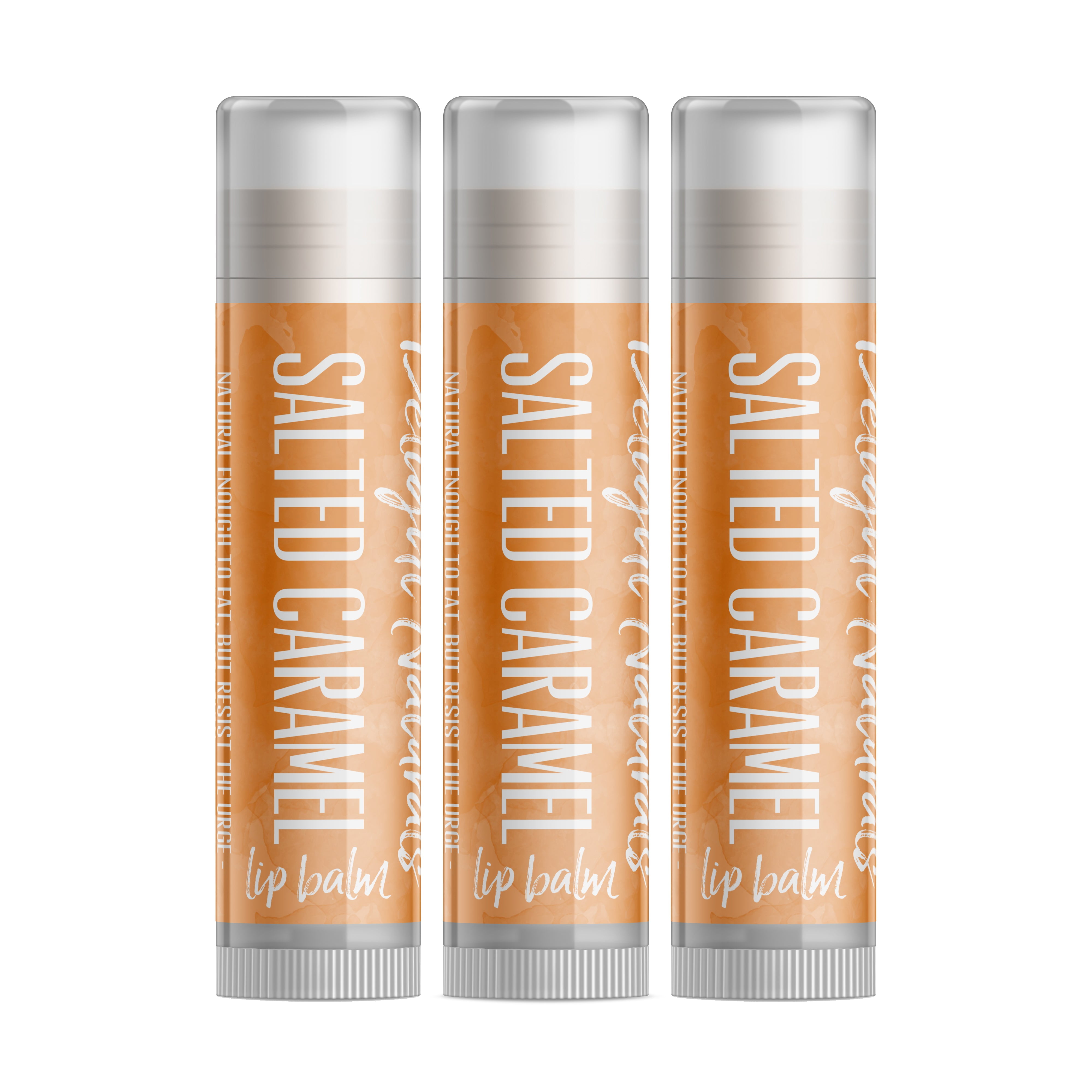 Delight Naturals Salted Caramel Lip Balm - Set of Three - Walmart.com