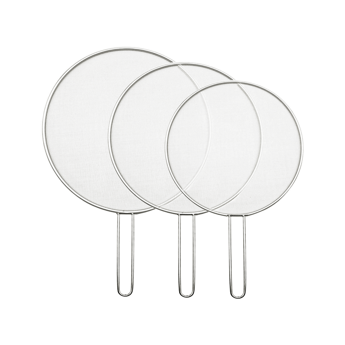 Click here for Unbranded 3pcs Stainless Steel Splatter Screen Mes... prices