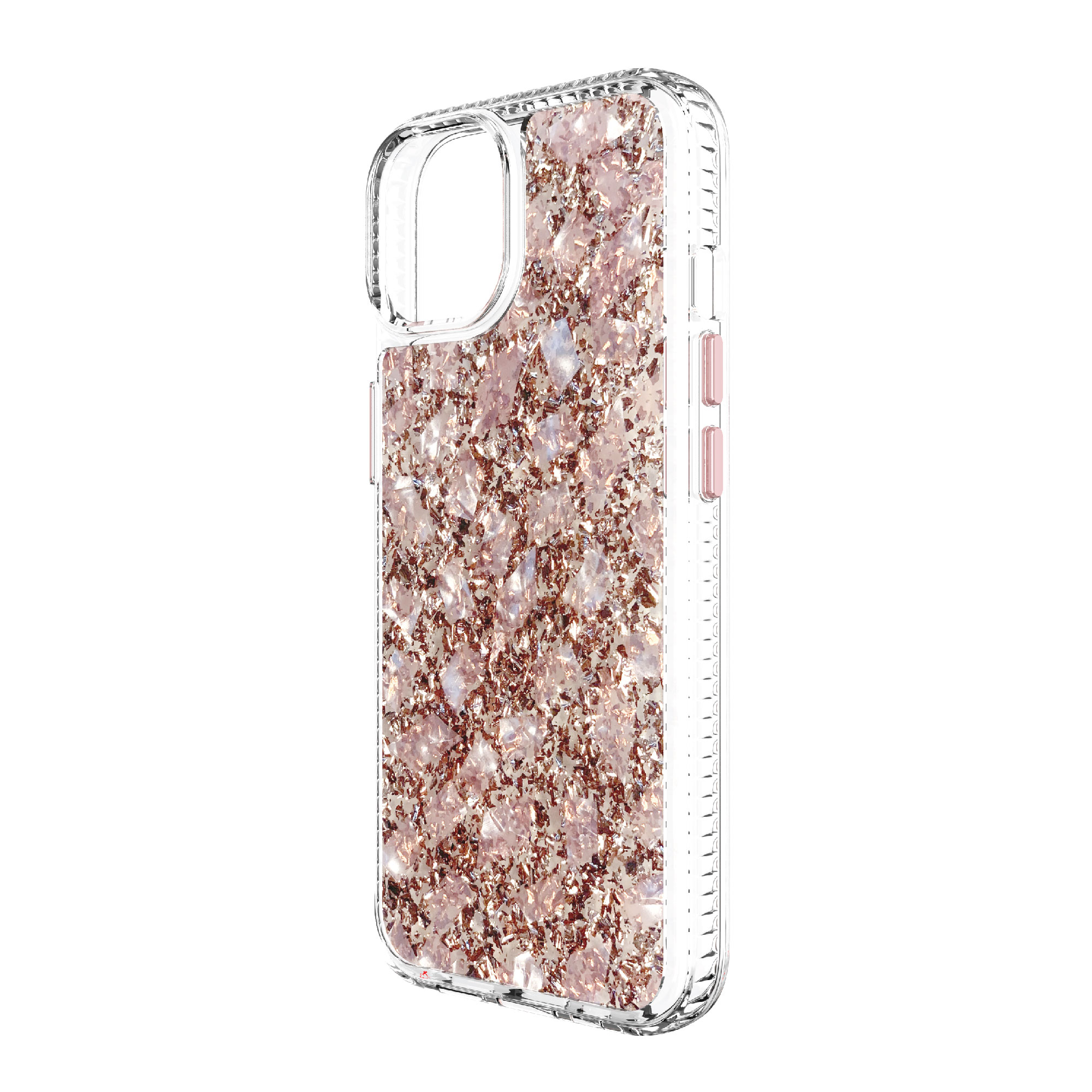 onn. Blush Fleck Shell Phone Case for iPhone 14 / iPhone 13 - Walmart.com
