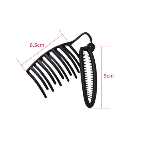 SHTUUYINGG Magic women DIY hair styling updo bun comb clip for hair ...