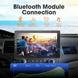 Haudio 10.1" Rotatable Touch Screen Car Stereo Single Din, Wireless ...