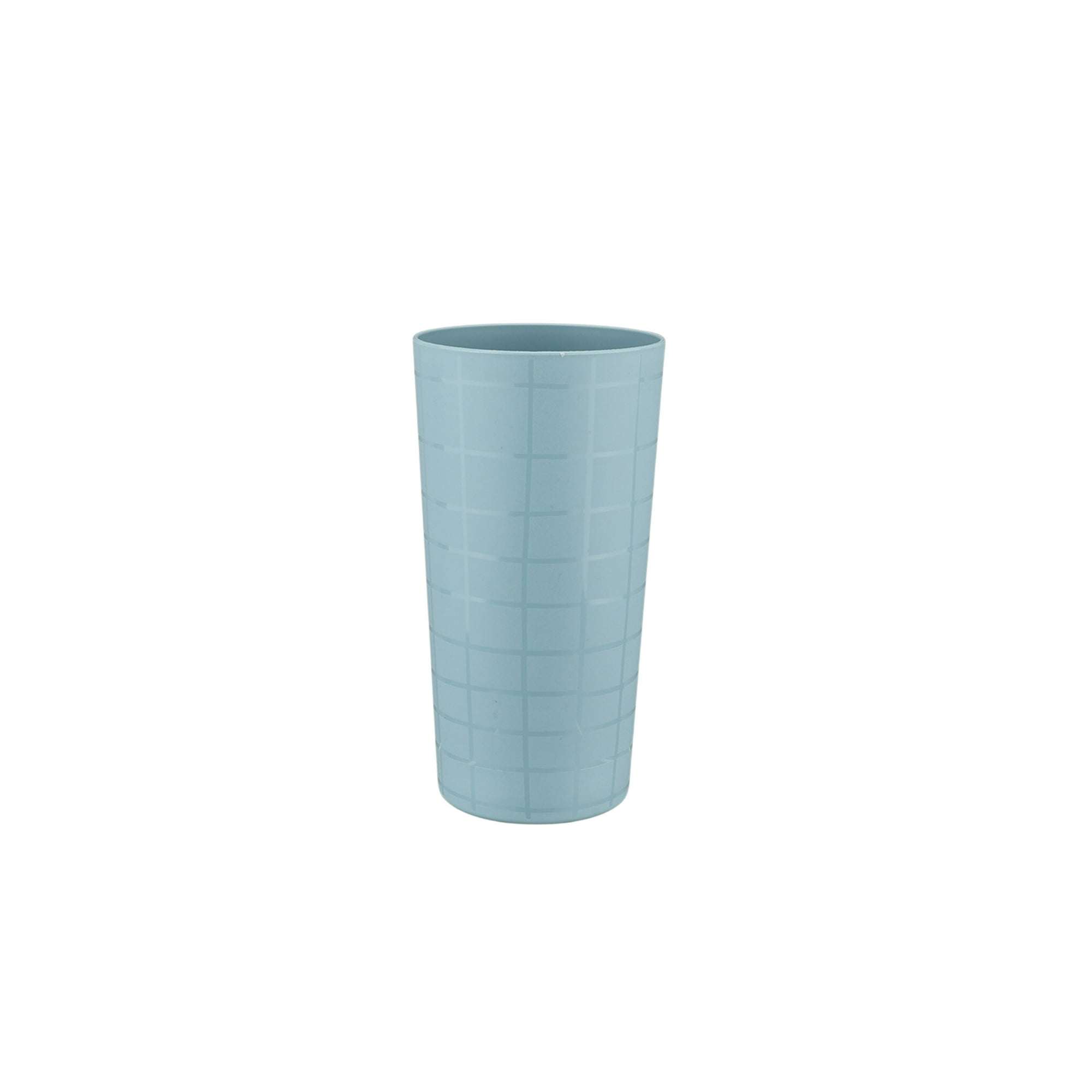 Click here for Mainstays Grid Blue Polypropylene Tumbler  27 Oz... prices