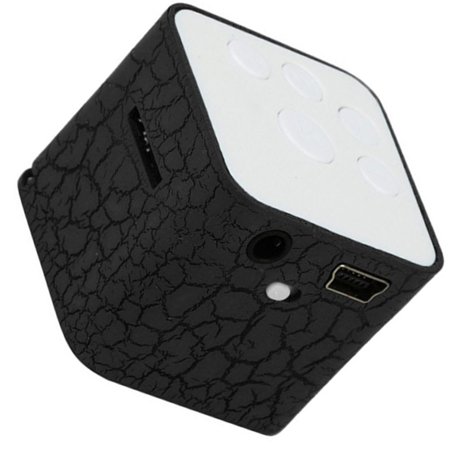 Mini External Small Speaker LED Luminous TF Card External Small Square ...