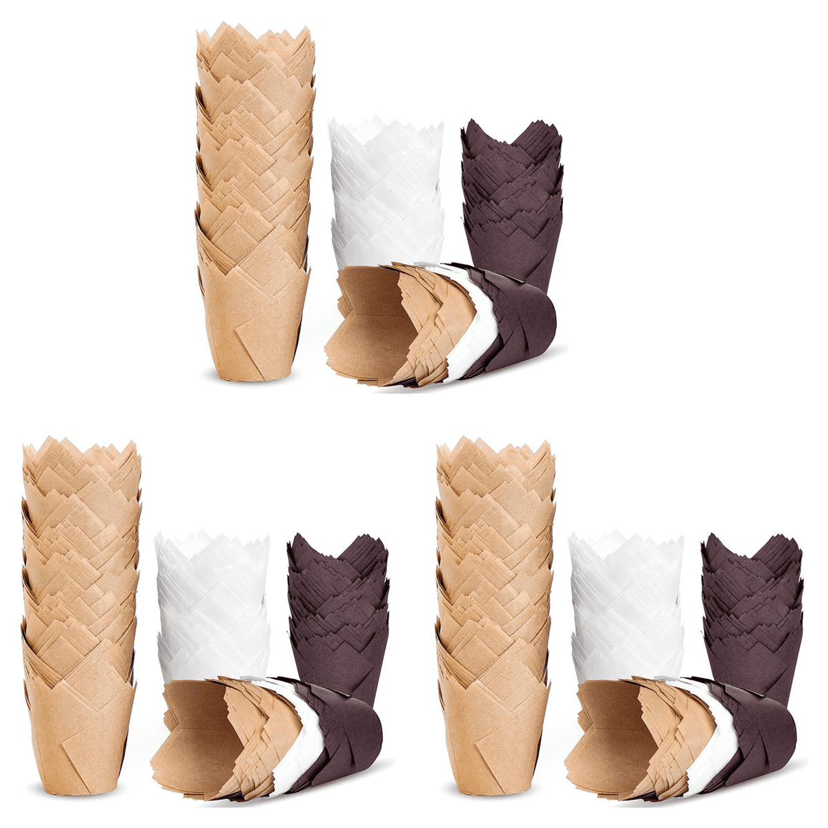 Click here for Unbranded 600pcs Tulip Cupcake Liners  Muffin Line... prices