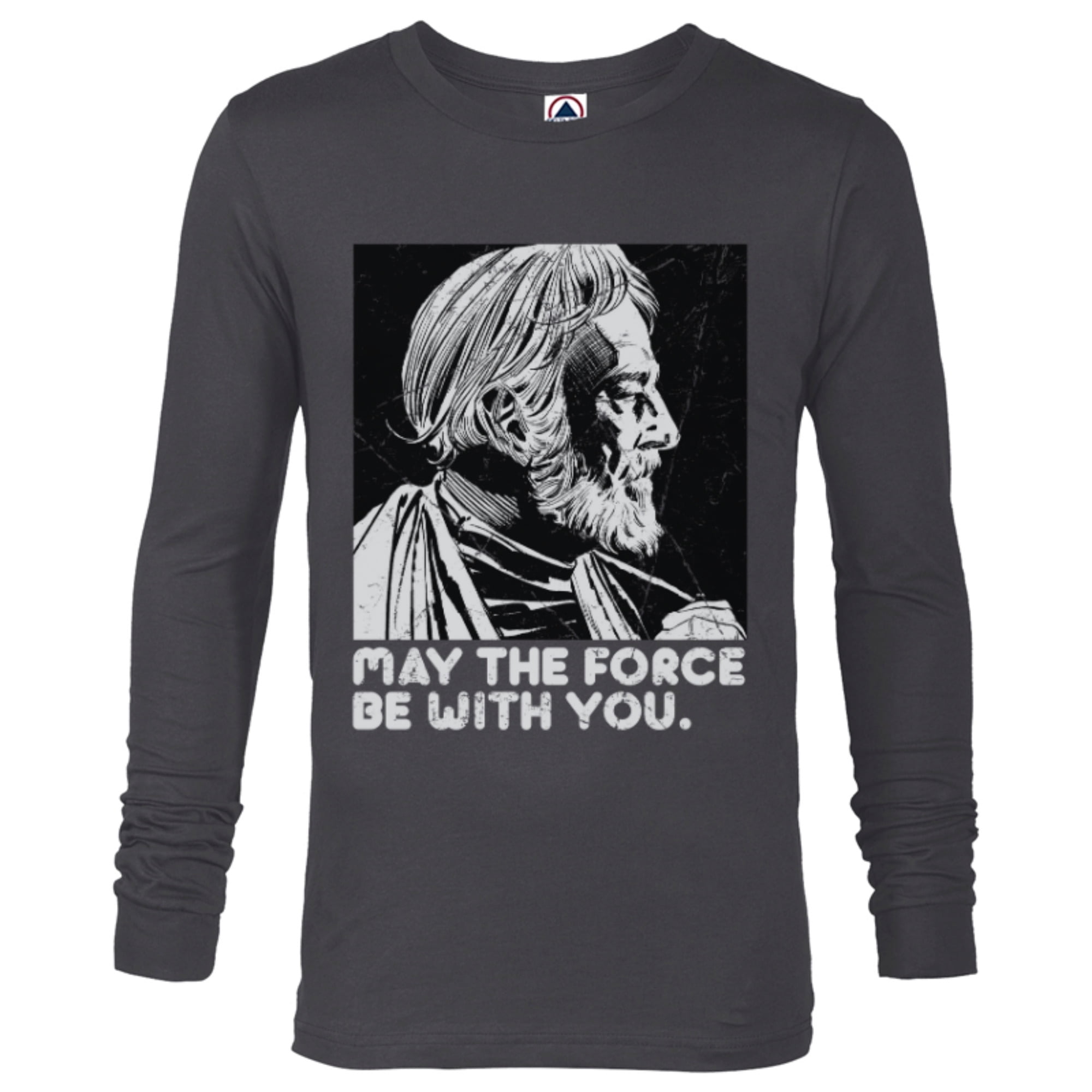 Star Wars Vintage Obi-Wan Kenobi May the Force Be With You - Long Sleeve T-Shirt for Men ...