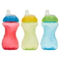 Nuby No-Spill Easy Grip Soft Spout Sippy Cup, 10 fl oz, 3 Count - Walmart.com