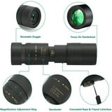 10-300x40 Zoom Monocular, High Power Monocular Telescope for Adults ...