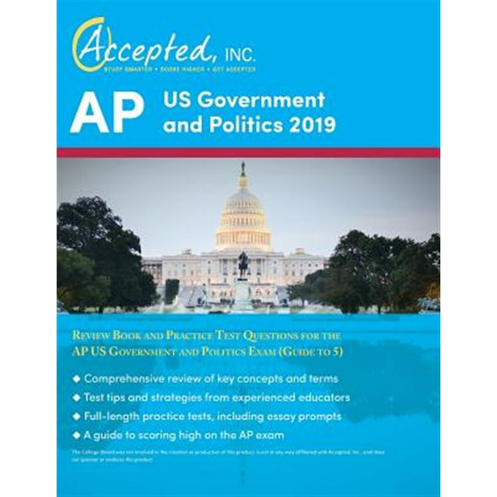 AP US Government and Politics 2019 : Review Book and Practice Test ...