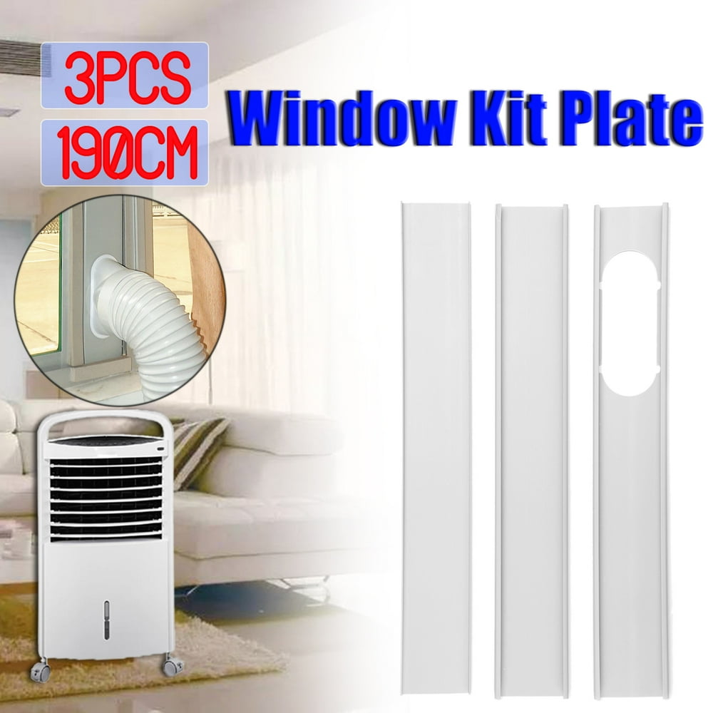 3PCS Air Conditioner Adjustable Window Kit Plate Exhaust Hose / Tube ... 3PCS Air Conditioner Adjustable Window Kit Plate Exhaust Hose / Tube ...