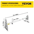 VEVOR Roof Ladder Rack Van Ladder Rack with Ladder Stoppers 52"-64" 3 ...