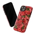 Vibrant Strawberry Watercolor Phone Case, Red Fruit Summer Aesthetic ...