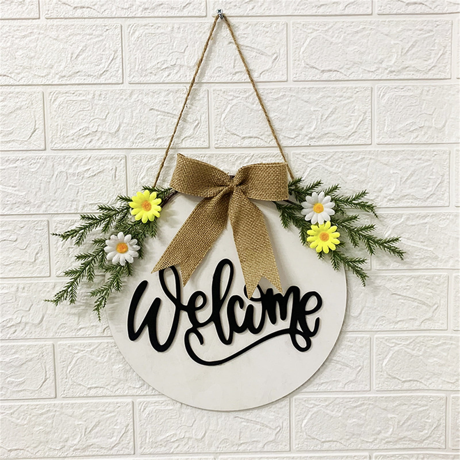 Click here for Dvkptbk Wreaths For Front Door Welcome Door Hanger... prices