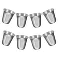 Stackable Stainless Steel Communion Cups for Storage and Elegant Silver ...