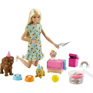 Mattel Barbie Suds & Hugs Pups Doll Playset, 8 Pieces - Walmart.com