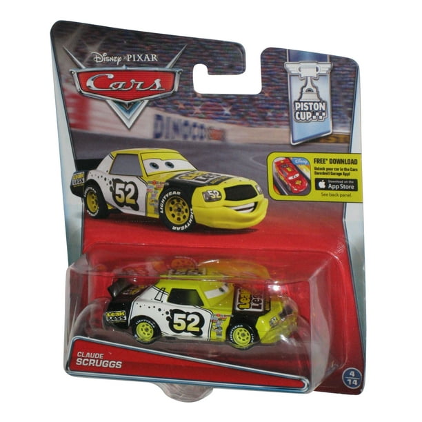 Disney World of Cars Movie Leak Less Claude Scruggs Piston Cup Toy Car ...