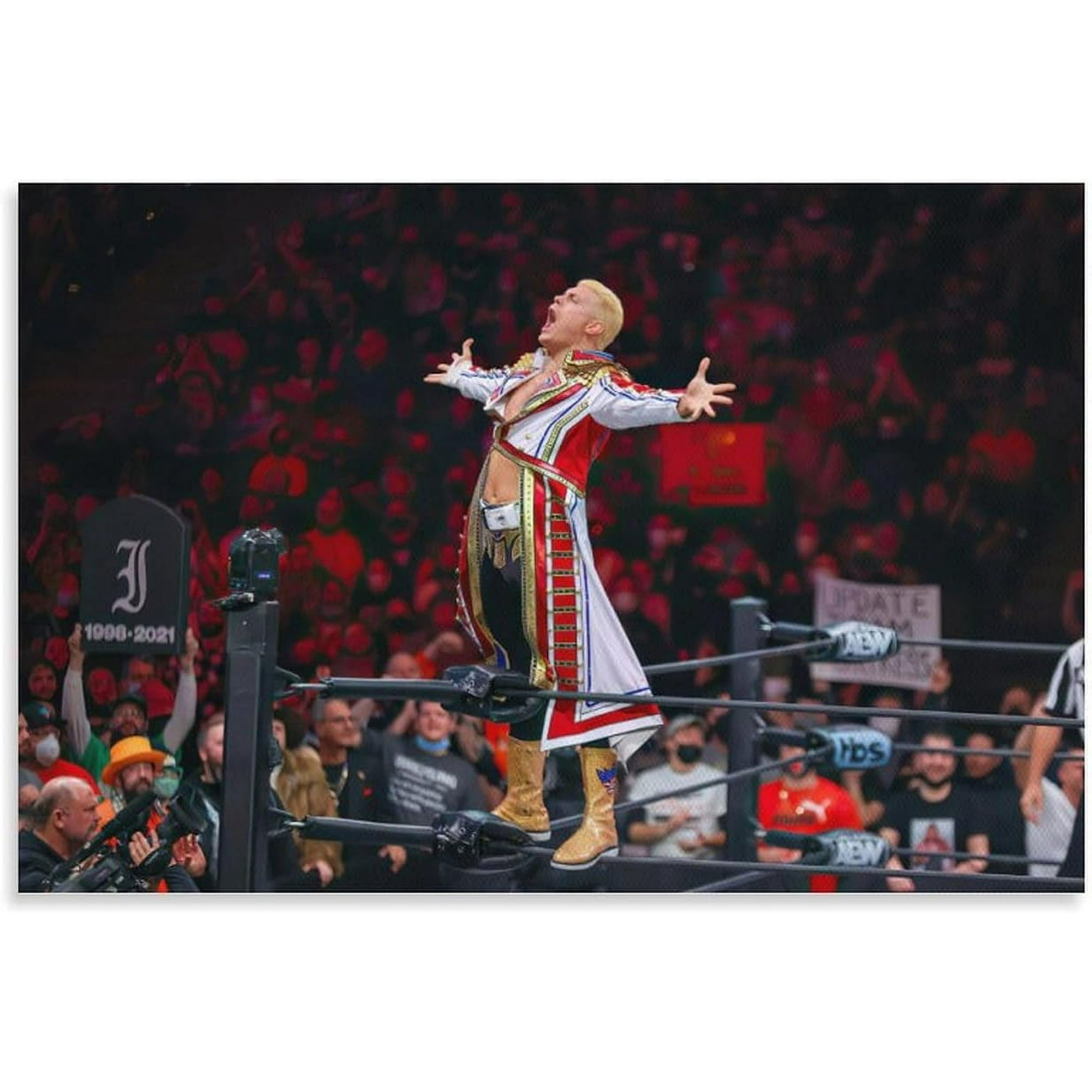 Click here for Pphaosho Cody Rhodes Wrestling Poster Frameless Pa... prices