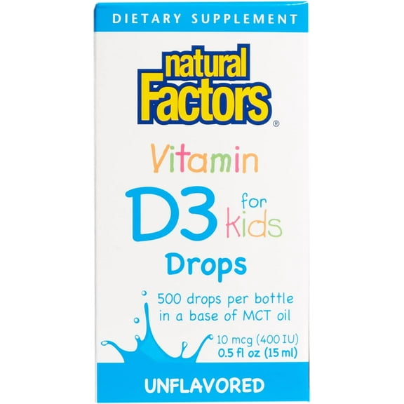 Akron Pediatric D-Vite Drops | 50ml Liquid Vitamin D Supplement for ...