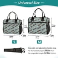 ALAZA Skateboard Stars Print Cooler Lunch Bag Insulated Reusable Lunch ...