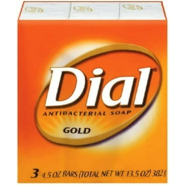 Dial Antibacterial Bar Soap, Gold, 3.2 oz, 2 Bars - Walmart.com