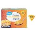 Great Value Shells & Cheese 12 oz with Dried Shell Pasta and Creamy ...