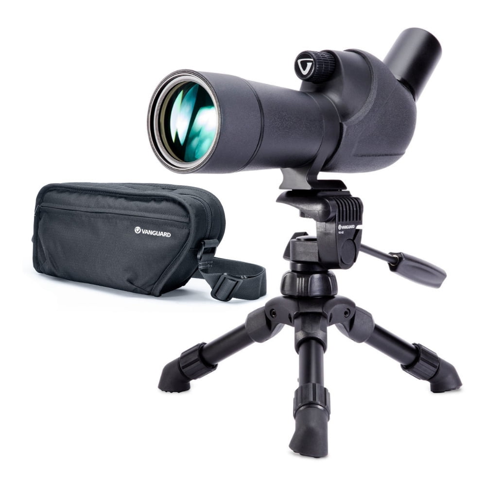 Vanguard Vesta 560A 15-45x60 Angled Spotting Scope Kit with Soft Bag ...