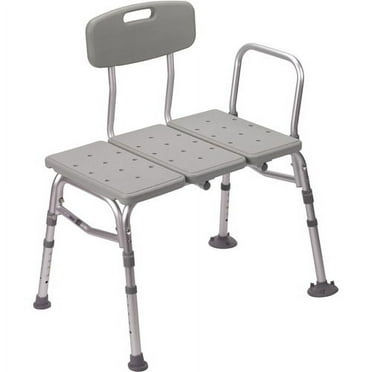 Drive Medical Plastic Tub Transfer Bench with Adjustable Backrest HSA ...