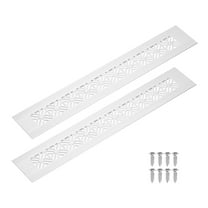 Uxcell 2-Pack Aluminum Alloy Door Air Vent Cover, 12x3"/300x80mm ...
