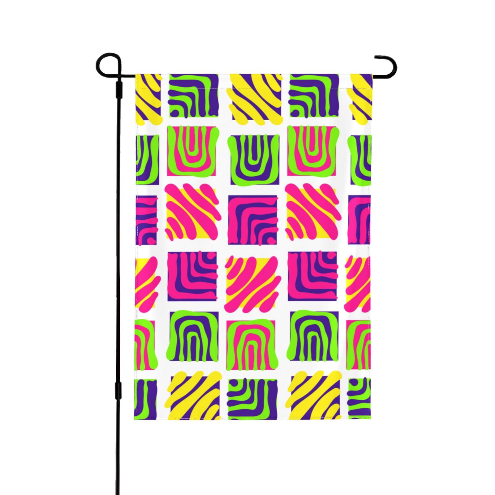 ZNDUO South American Crayon Doodles Pattern Garden Flag, 28"x40" Double ...
