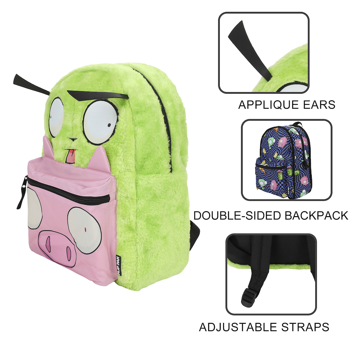 Invader Zim Gir Backpack