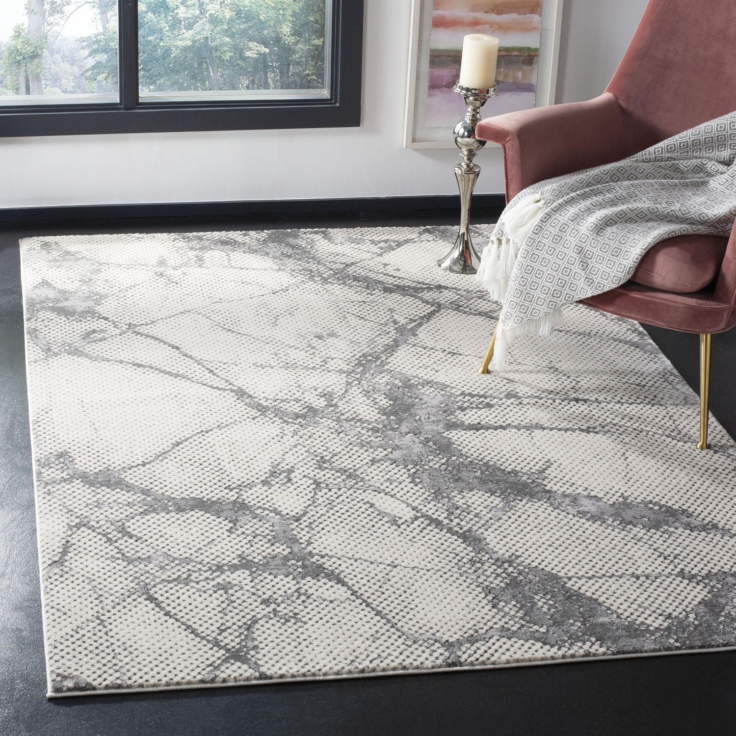Click here for Safavieh Lurex Raschelle Abstract Area Rug 67 X 67... prices