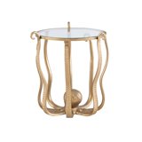 Linon Olivia Metal Octopus Table in Gold - Walmart.com