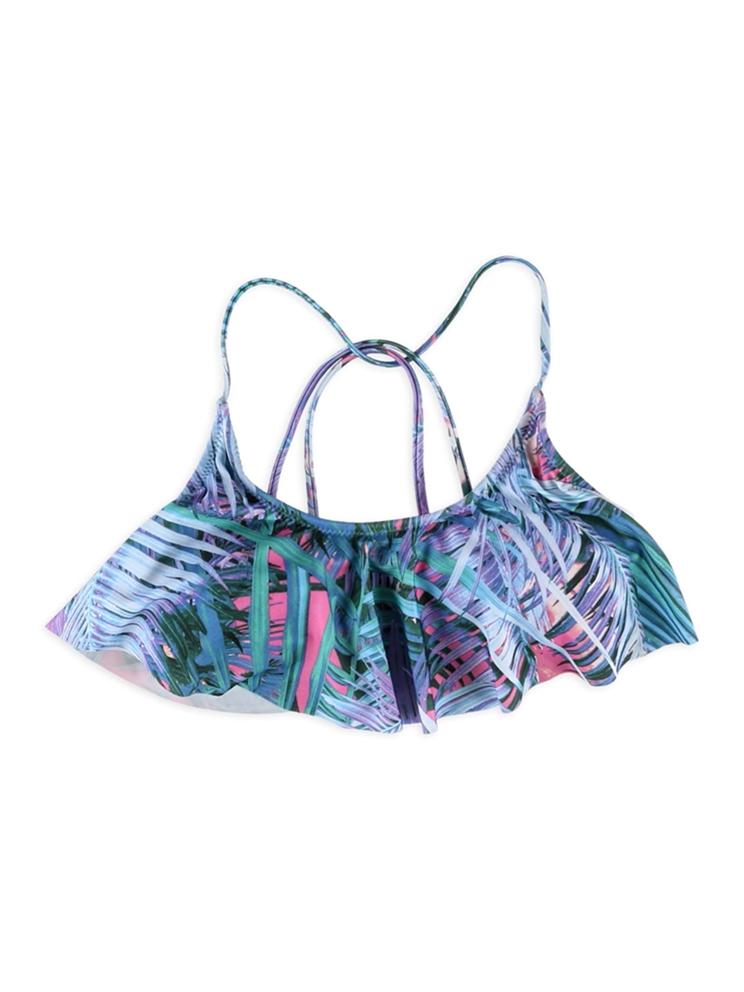 Aeropostale - Aeropostale Juniors Ruffle Halter Bikini Swim Top ...