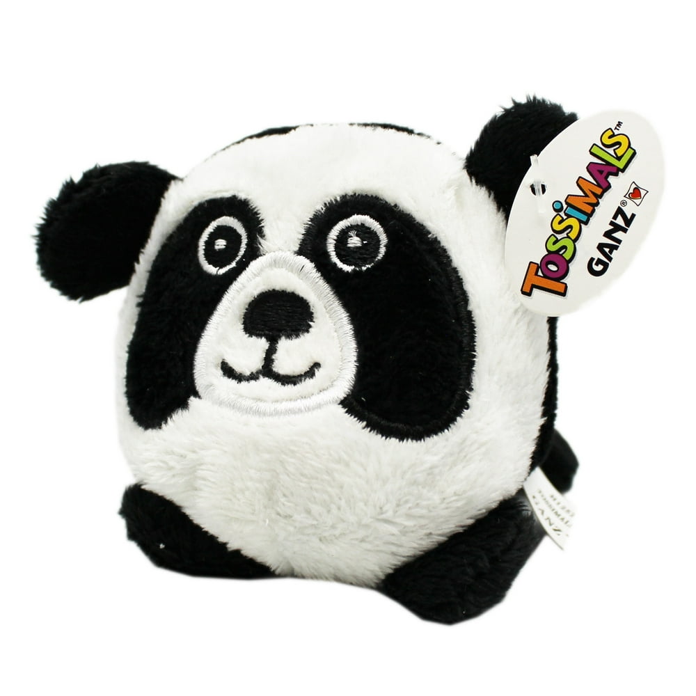 Tossimals Cute and Cuddly Bean Bag Panda Bear Plush Toy - By Ganz (3in ...