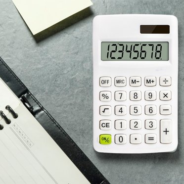SDJMa Desk Calculator with Large Key Buttons, 12 Digits, Large Eye ...