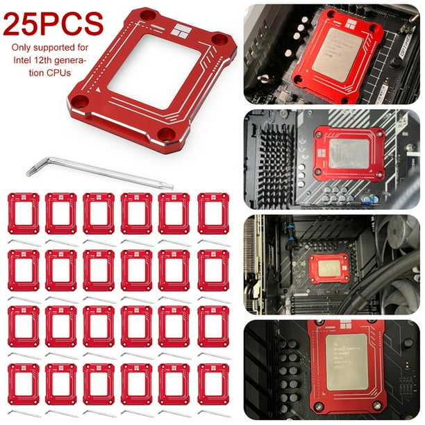 Protector marco corrección flexión CPU LGA1700-BCF Gen 12 para Intel ...