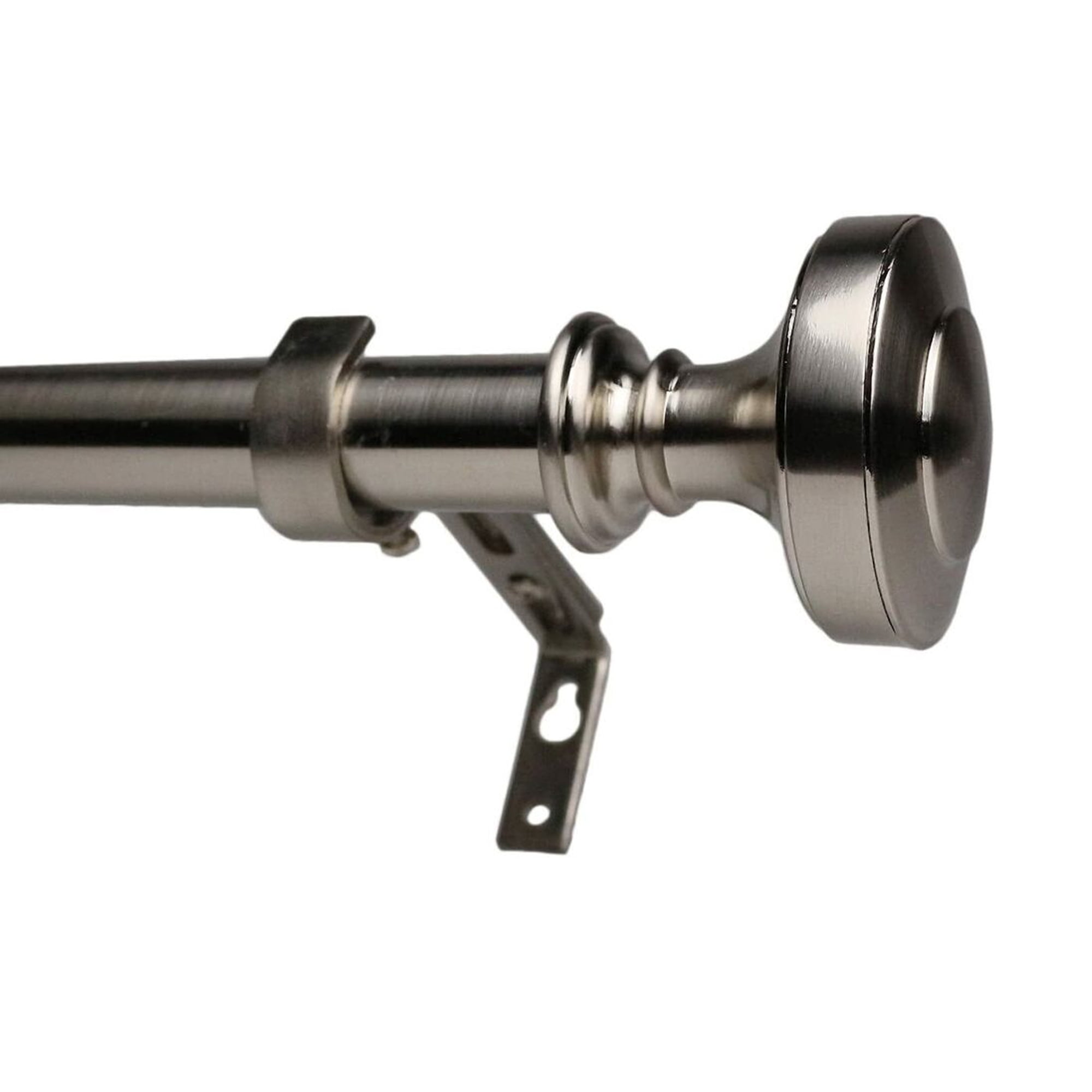 QIYAA Diameter Steel Semplice Single Drapery Curtain Rod 28"-48"/ 48 ...