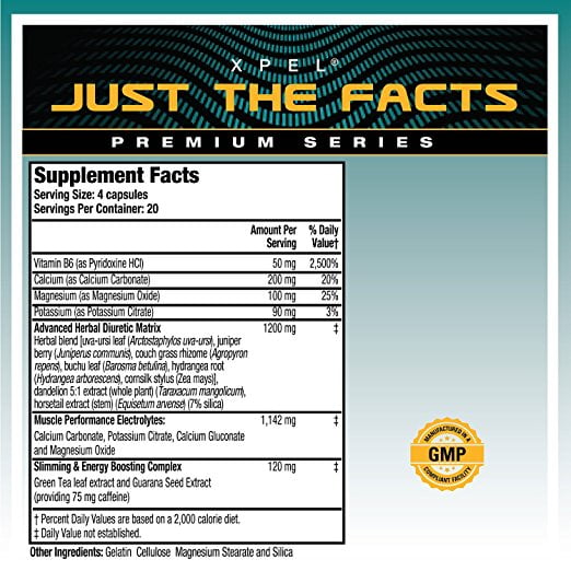 Buy MHP Xpel Maximum Strength Diuretic Capsules, 80 Capsules Online at ...