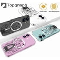 Compatible with iPhone 17 Case Magsafe Clear,Magnetic Transparent Cute ...