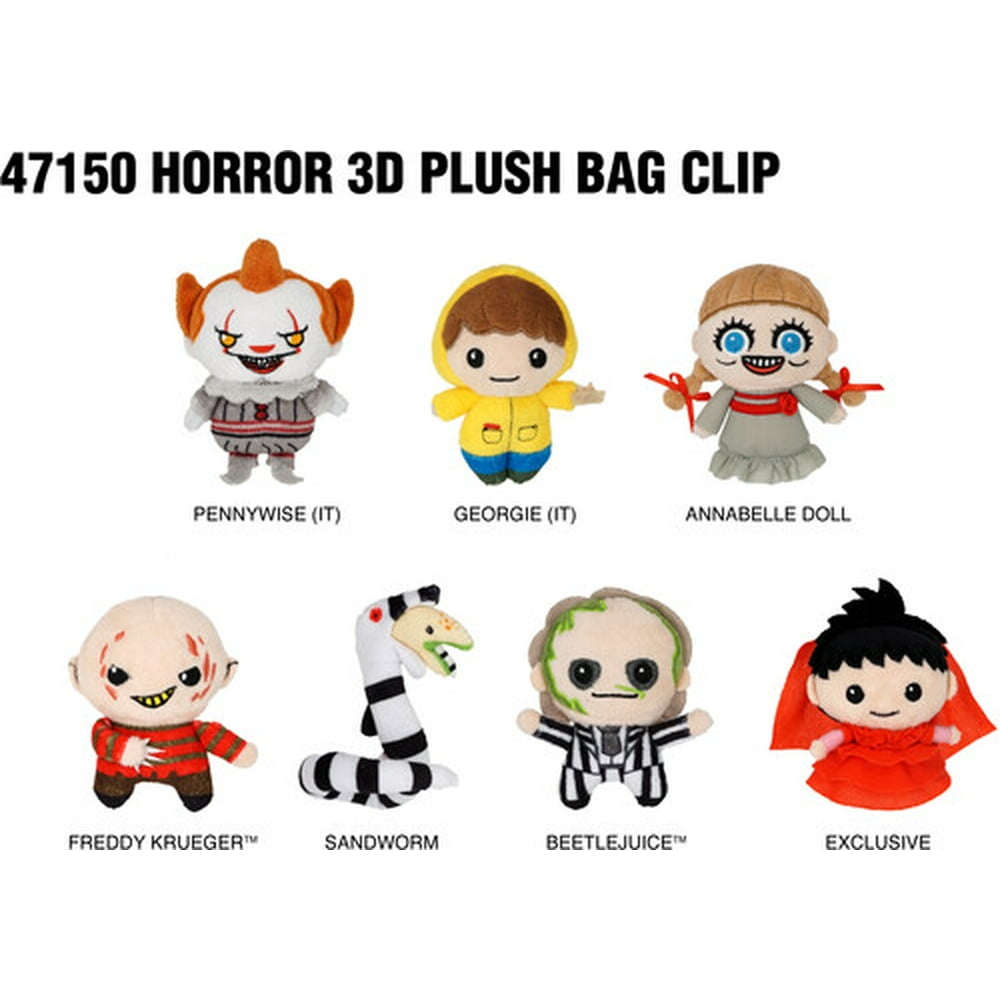 Horror Plush Bag Clip in Blind Bag - Walmart.com - Walmart.com